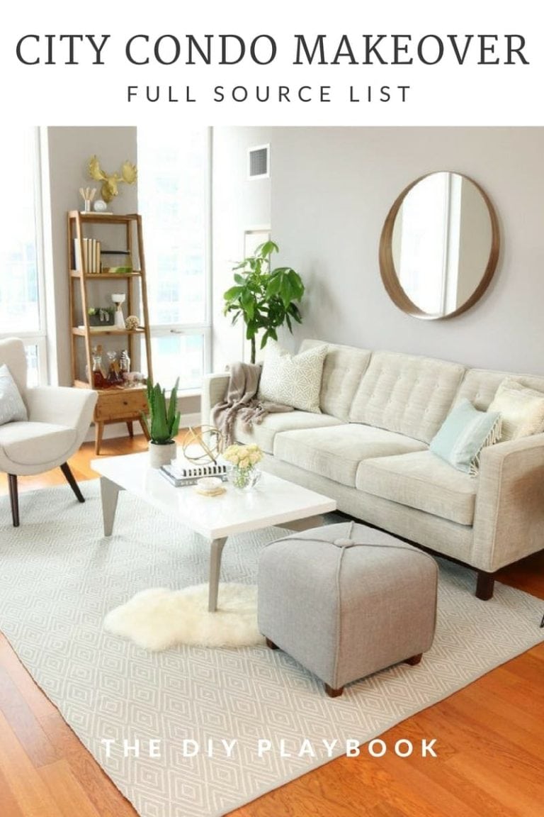 City Condo Makeover with Source List | The DIY Playbook