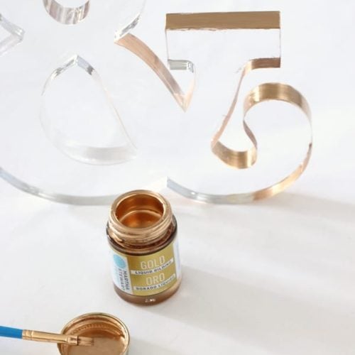 How to Upgrade a Lucite Letter as Home Decor | The DIY Playbook