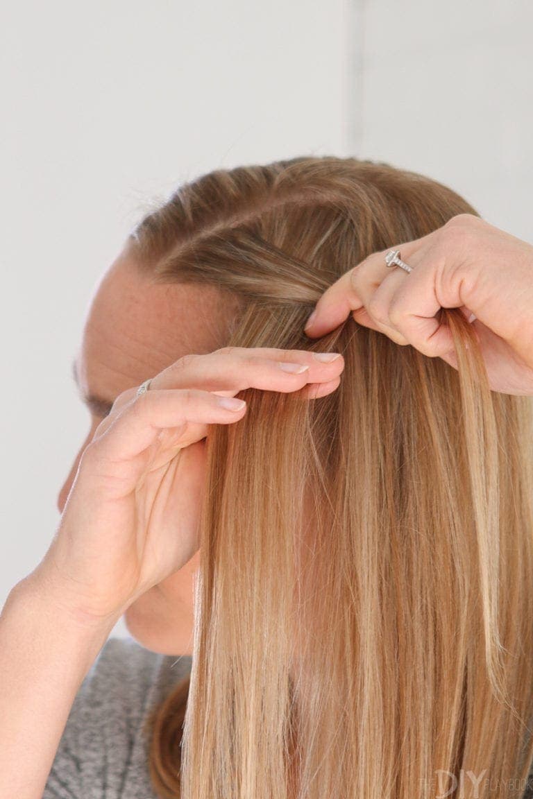 Simple Faux French Braid Hair Style | The DIY Playbook