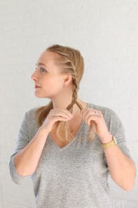 Simple Faux French Braid Hair Style | The DIY Playbook