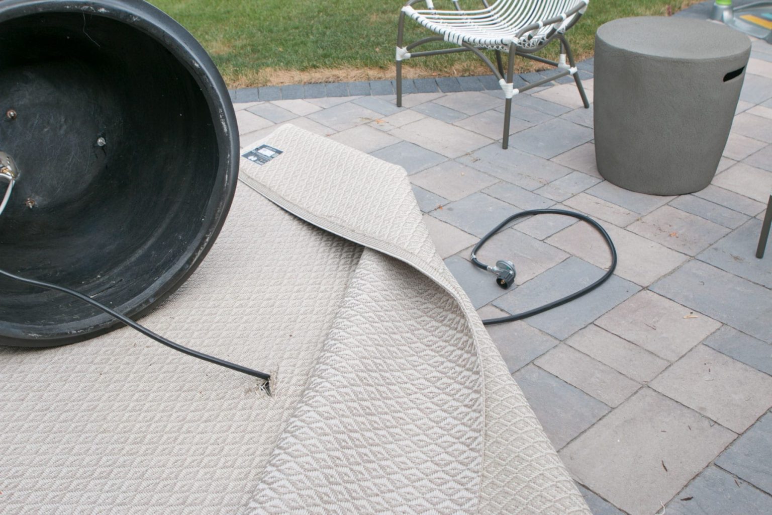 How To Hide A Propane Tank From Your Patio's Fire Pit | The DIY Playbook