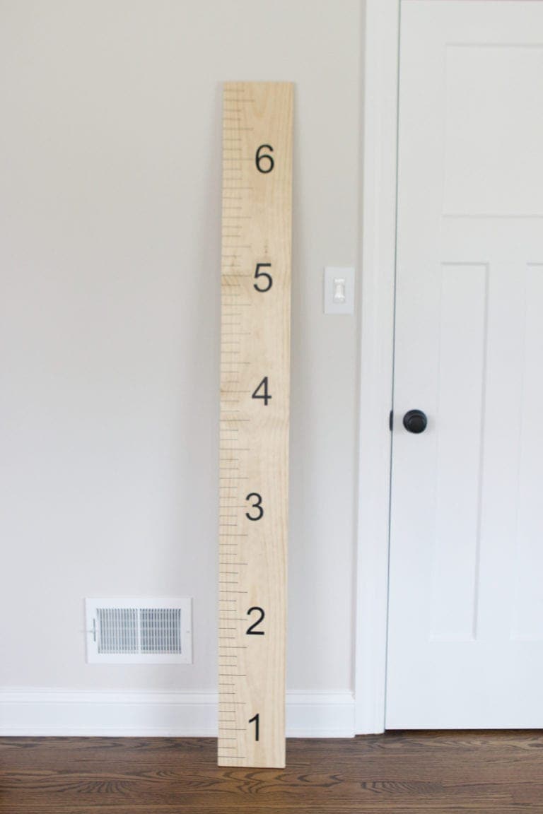 How to Make a DIY Growth Chart for Your Family | The DIY Playbook