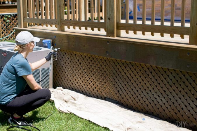 How to Stain your Deck Quickly with a Paint Sprayer | The DIY Playbook