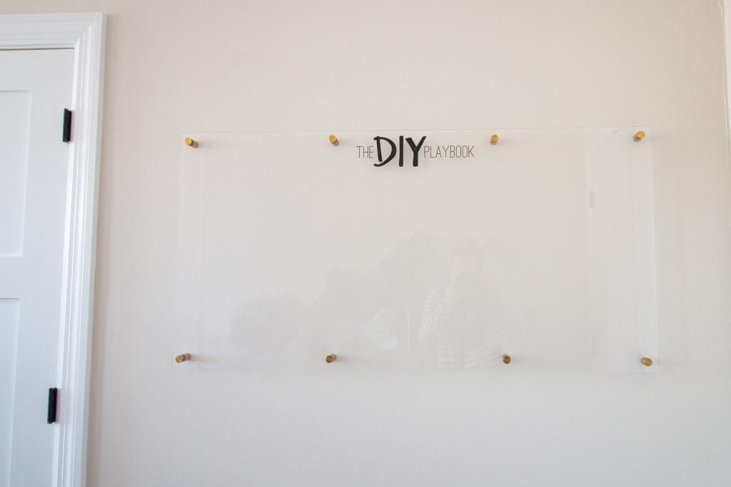How to Make An Easy DIY Acrylic Dry Erase Board