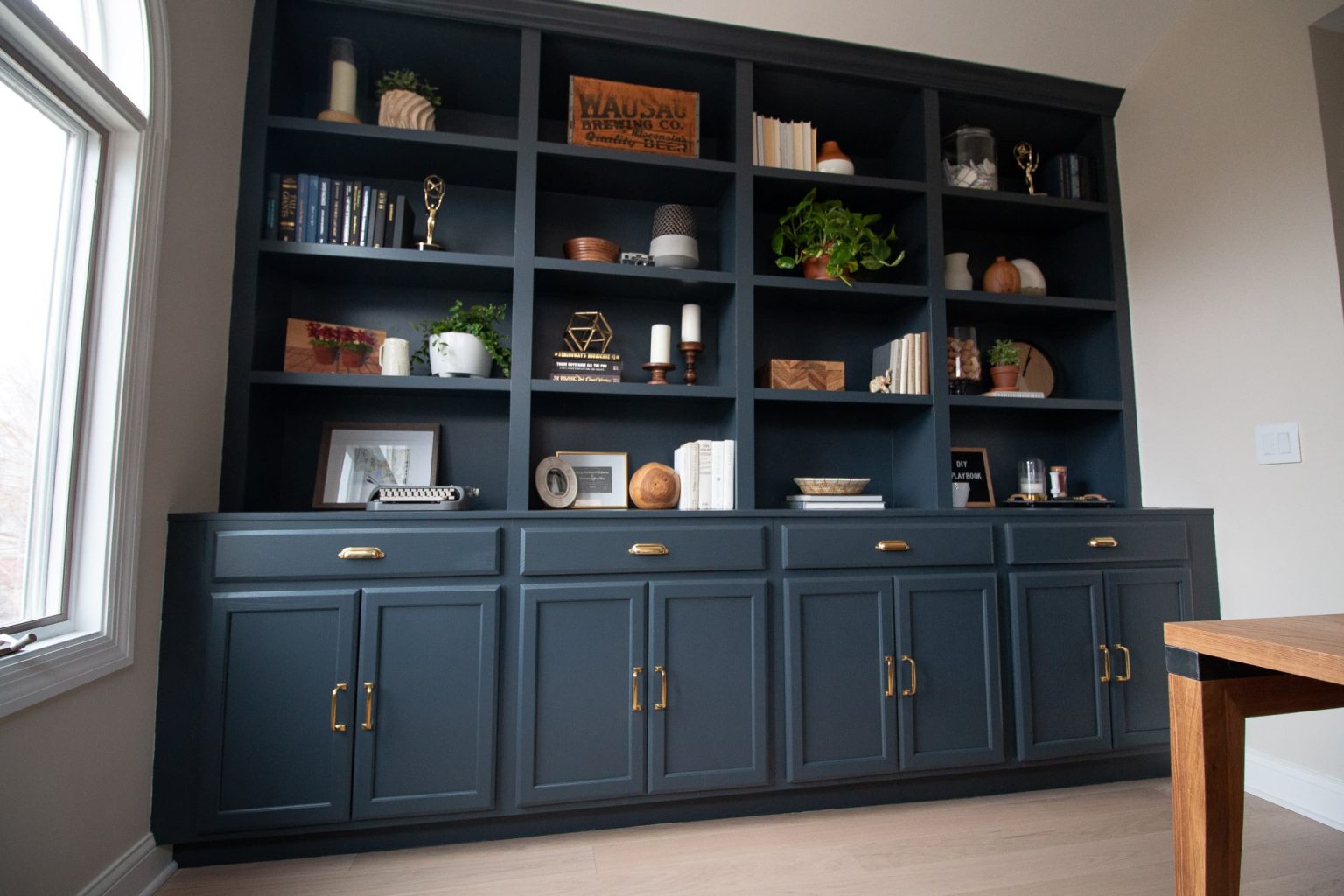 How I DIY'ed Office Built-Ins From Start to Finish
