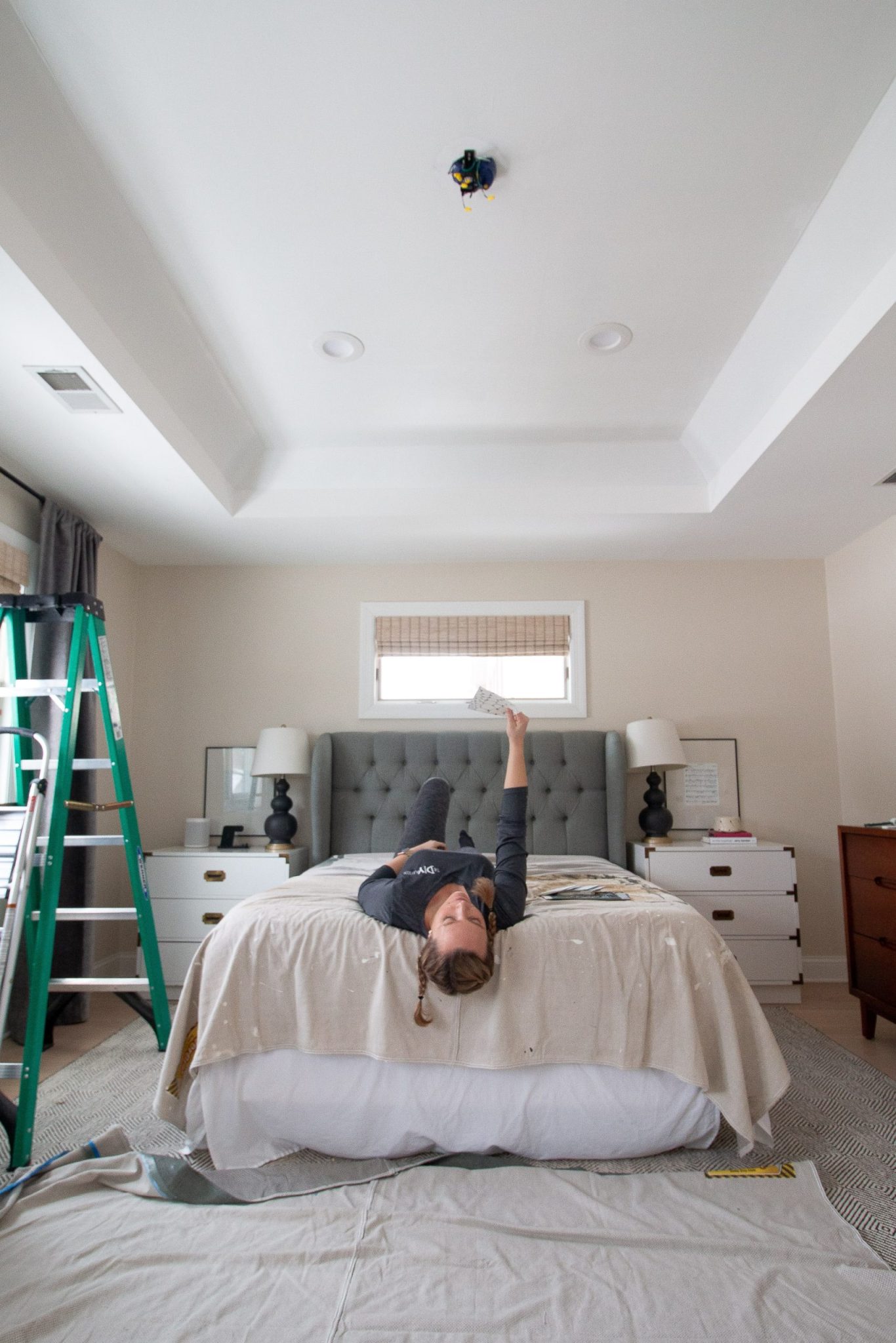 My Best Tips To Wallpaper The Ceiling (Step-by-Step Guide)