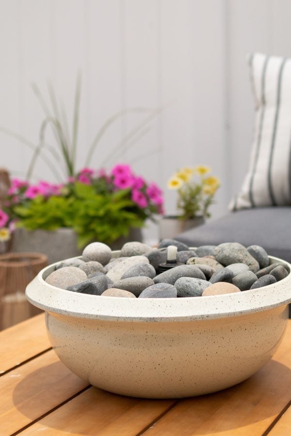 How To Make A DIY Tabletop Fire Bowl (Easy Tutorial)