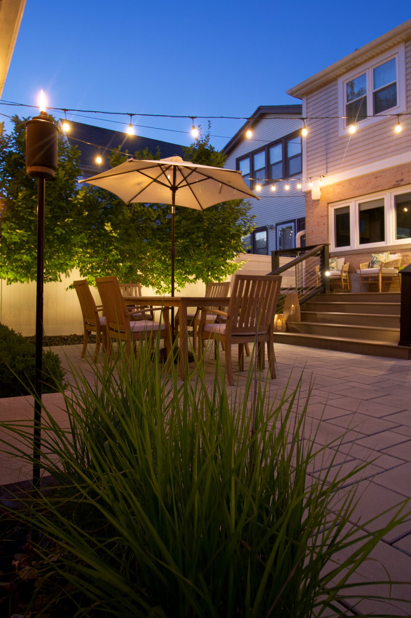 Tour Our Backyard at Night | The DIY Playbook