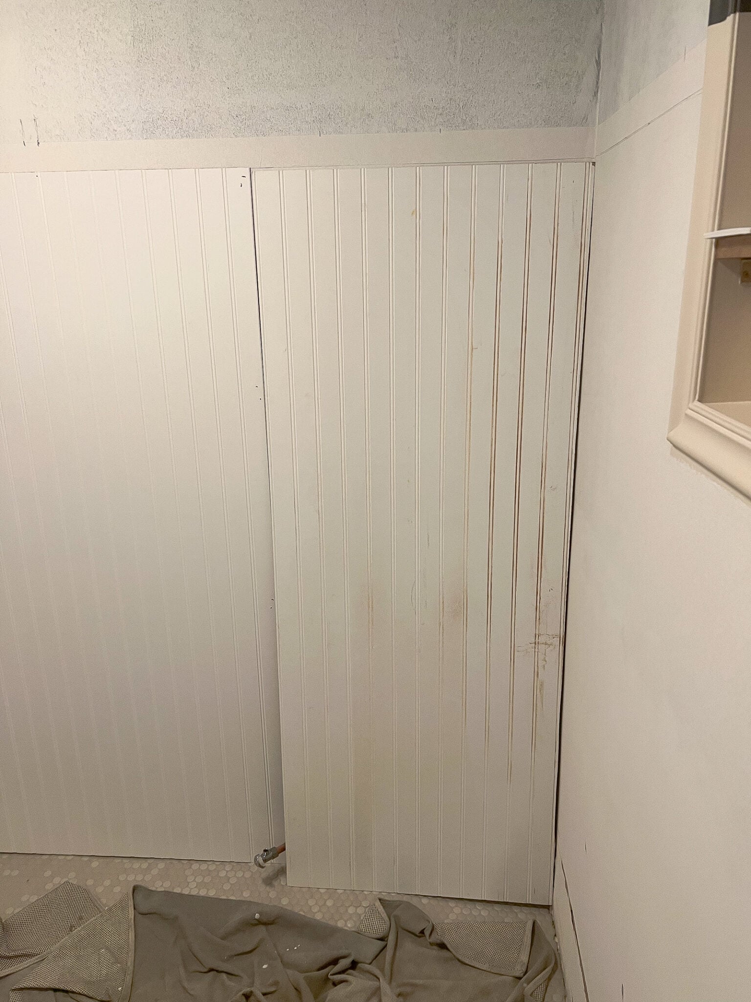 How To Install Beadboard In A Small Bathroom | The DIY Playbook