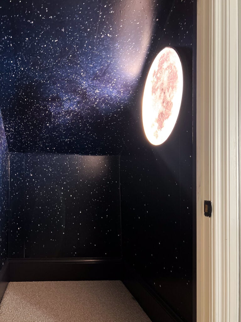 Adding A Moon Light To My Kids' Space-Themed Playroom