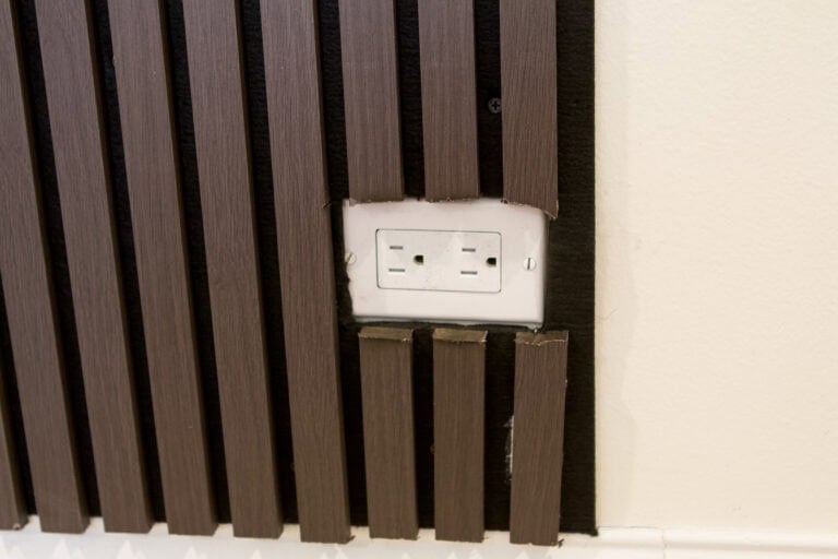 How To Add Wood Slat Panels To A Blank Wall (Step-by-Step)