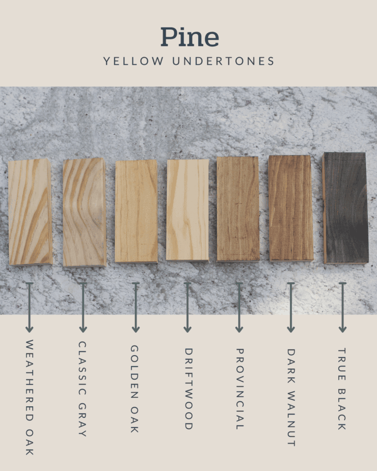 Wood Stain Comparison Chart Best Options On 4 Woods