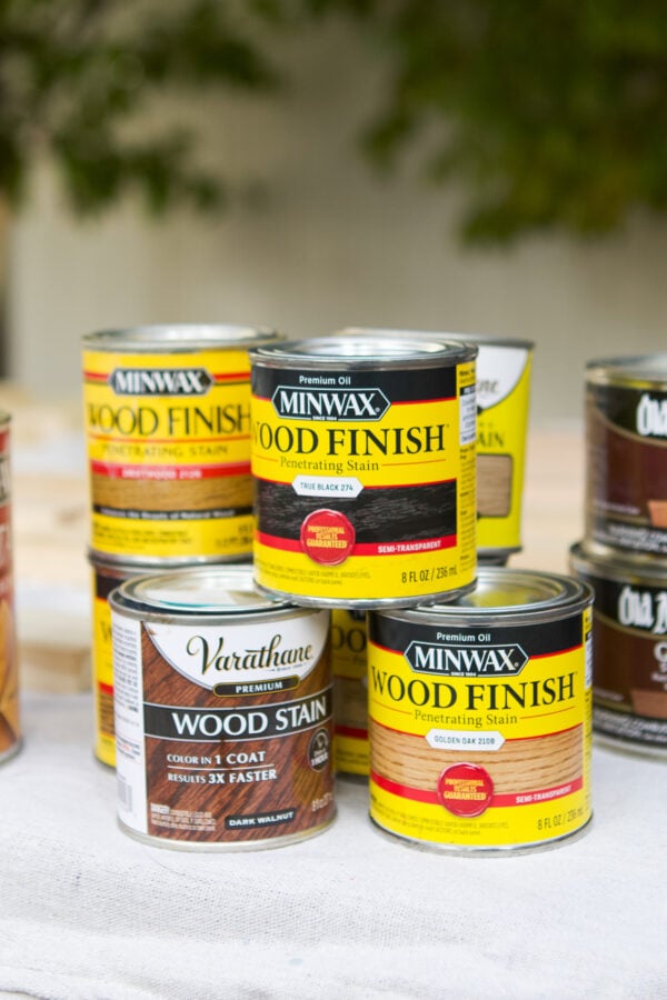 Wood Stain Comparison Chart: Best Options on 4 Woods